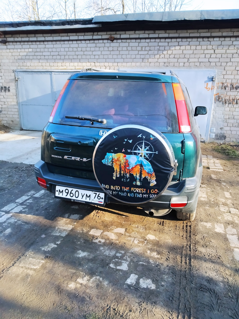 Чехол на запаску. — Honda CR-V (RD1/RD2), 2 л, 1998 года | стайлинг ...