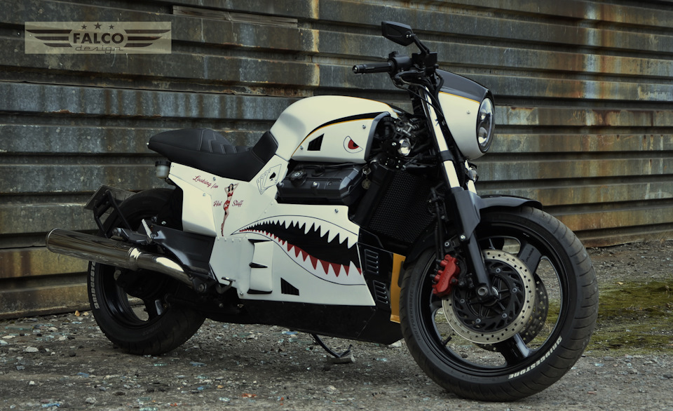 Custom — Honda ST1100 AMR. #7 Finish. — DRIVE2