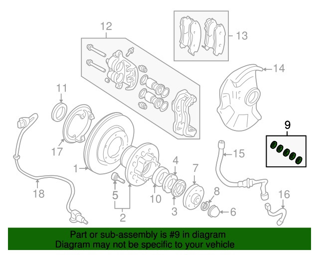 MB241229 ПРОКЛАДКИ РЕГУЛ., СТУП.ПЕР.КОЛЕС Mitsubishi | Запчасти на DRIVE2