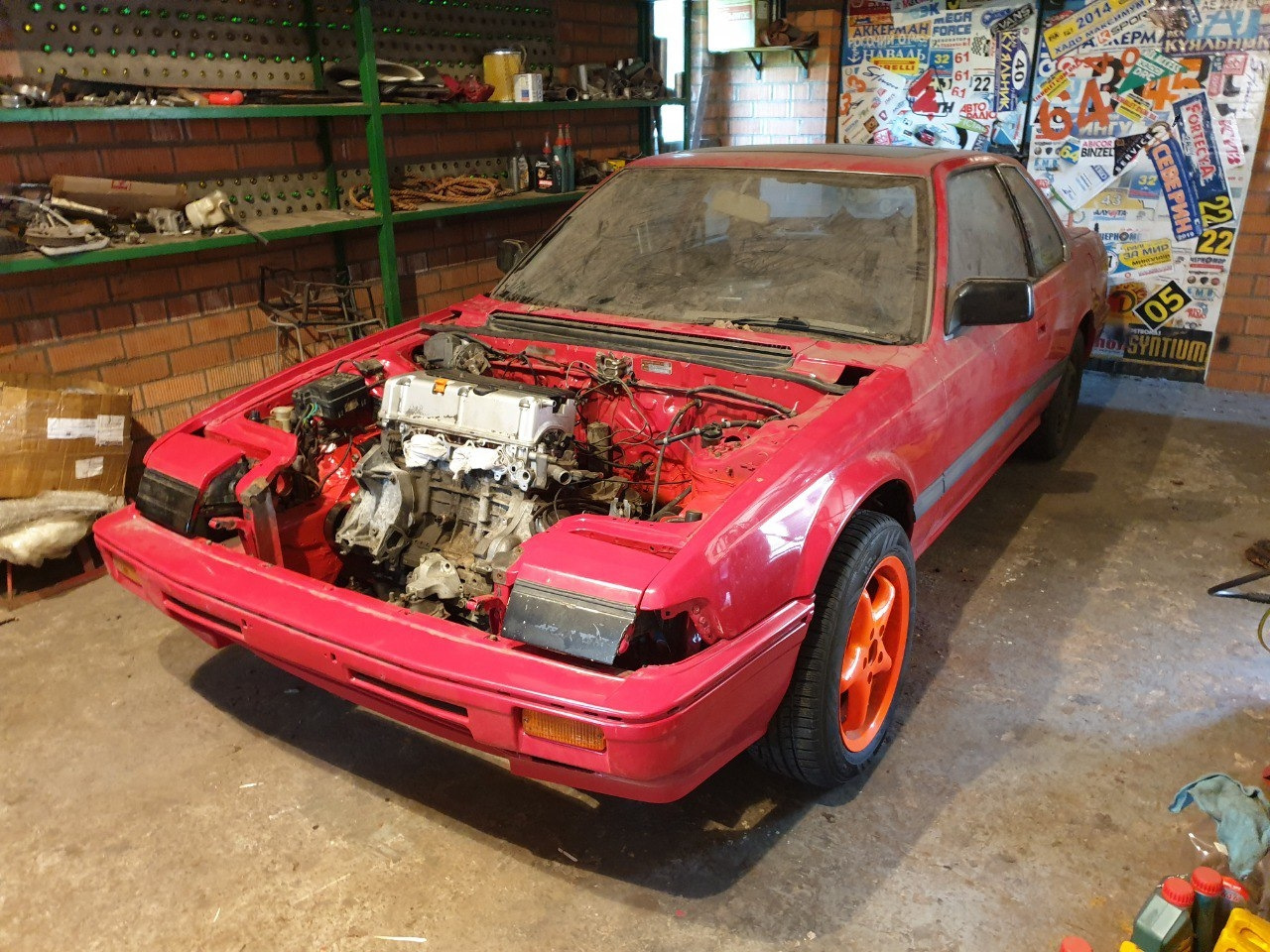 Разворот на 180° — Honda Prelude (AB/BA1/BA2/BA3/BA6/BB), 1,8 л, 1987 ...