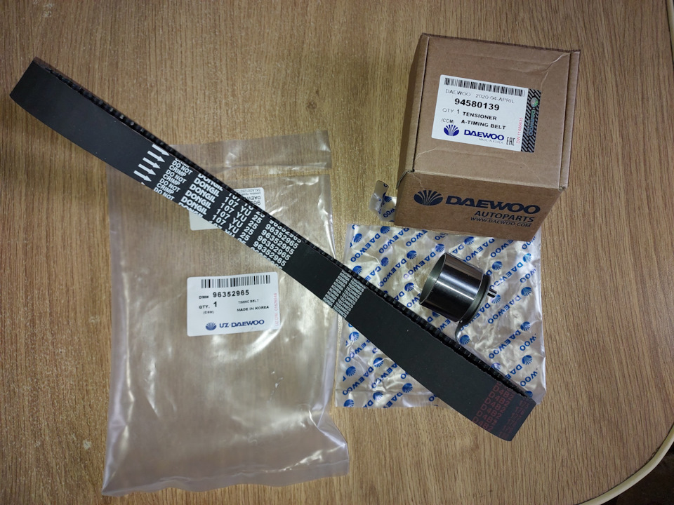 Замена ремня ГРМ — Daewoo Matiz (M100/M150), 0,8 л, 2013 года ...