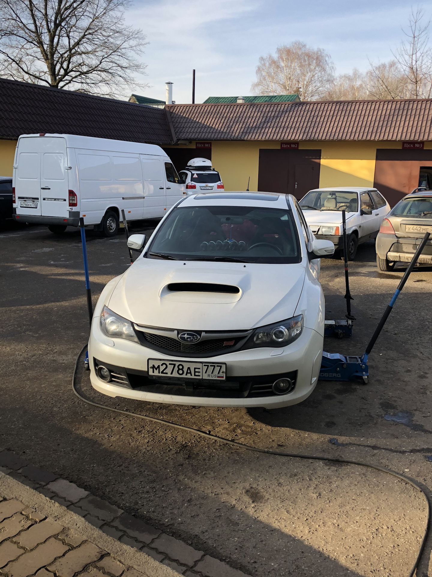 Переобулись на зиму — Subaru Impreza WRX STI (GV/GR), 2,5 л, 2009 года ...