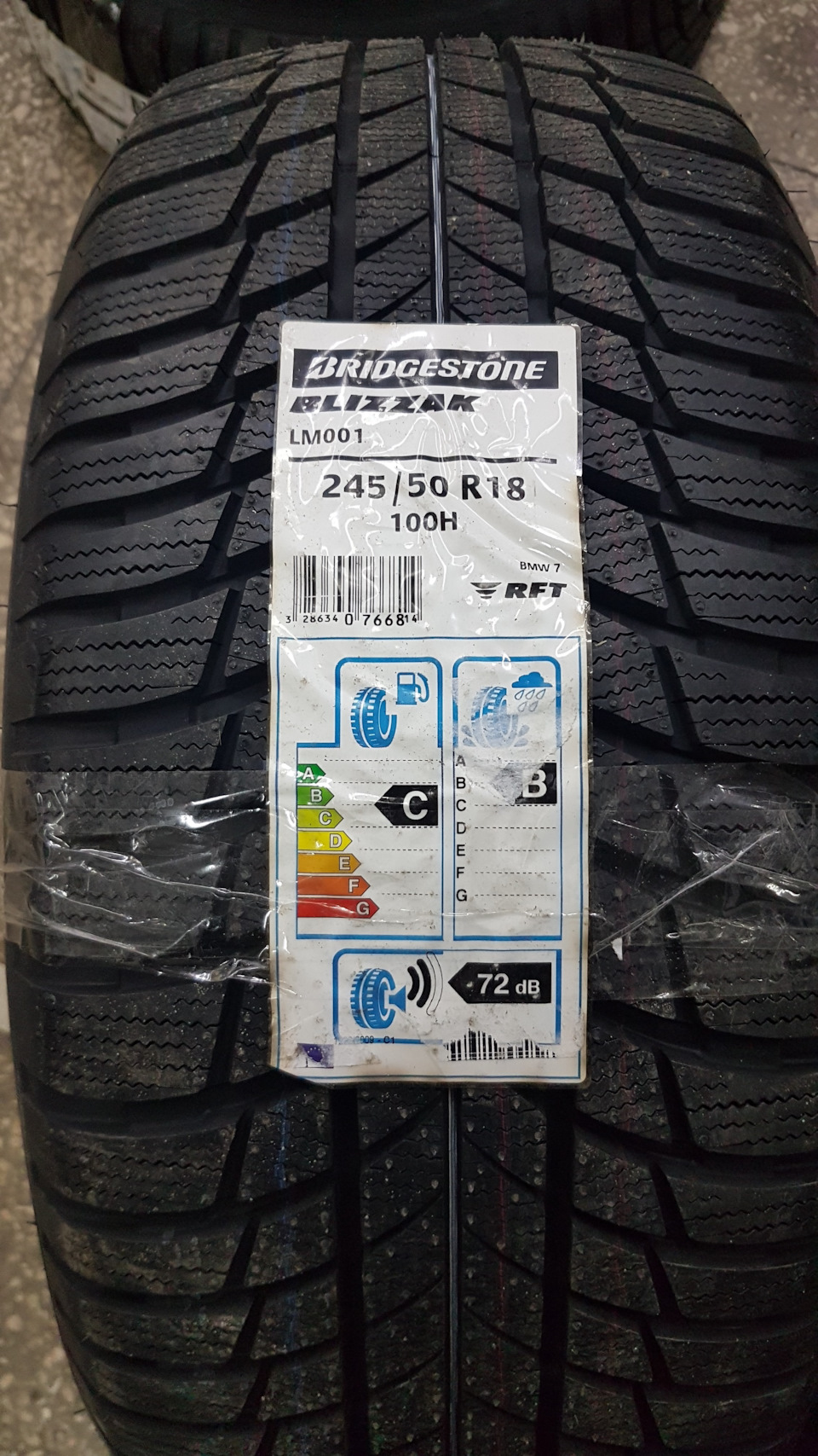 Зимняя резина Bridgestone Blizzak LM-001 — BMW X3 (F25), 2 л, 2016 года ...