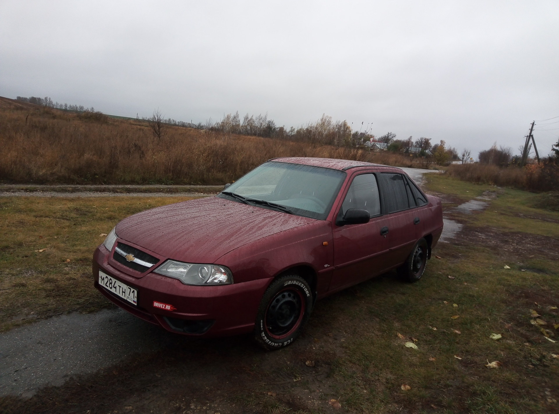 Черные стойки — Daewoo Nexia (N150), 1,5 л, 2012 года | стайлинг | DRIVE2