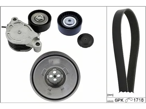 529051620 Комплект многоручейкового ремня INA | Запчасти на DRIVE2