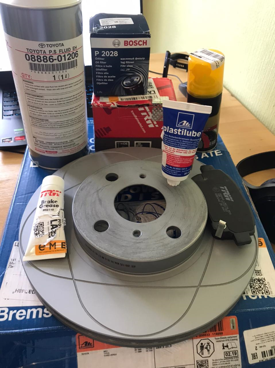 28.04.2021 Прибарахлился запчастями. — Toyota MR-S, 1,8 л, 2001 года ...