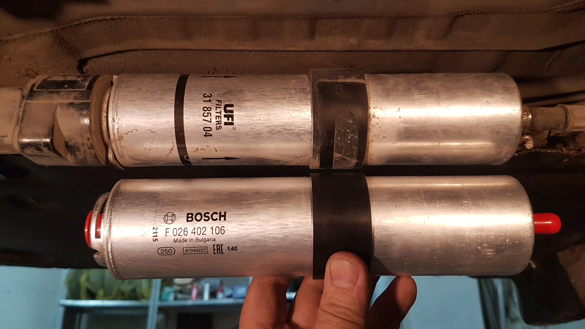 14. Замена топливного фильтра N47D20c — BMW X1 (E84), 2 л, 2012 года ...