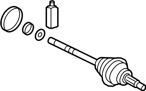 49525J5100 Joint & SHAFT KIT-FR. JOINT & SHAFT KIT-FRONT AXLE W. JOINT ...