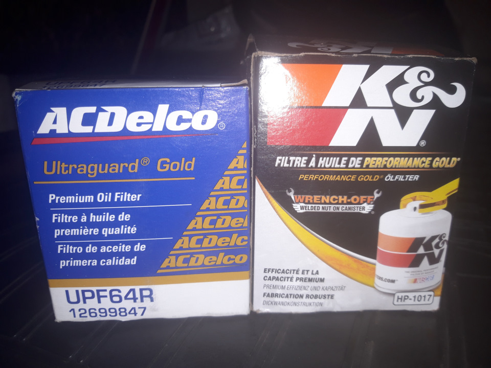 Масляный фильтр K&N vs ACdelco — Chevrolet Camaro VI, 2 л, 2016 года ...