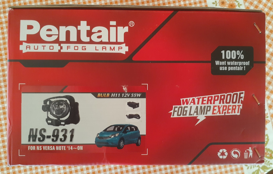 ПТф — Nissan Note (2G), 1,2 л, 2016 года | своими руками | DRIVE2