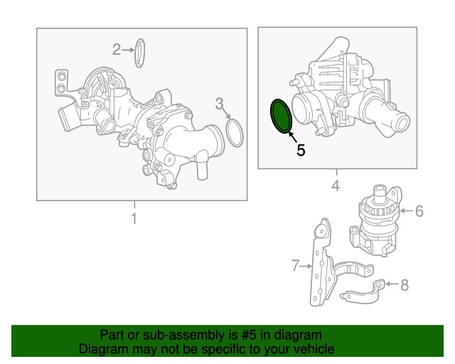 A024997634564 КОЛЬЦО УПЛОТНИТЕЛЬНОЕ СИСТЕМЫ ОХЛАЖДЕНИЯ (O-RING ...