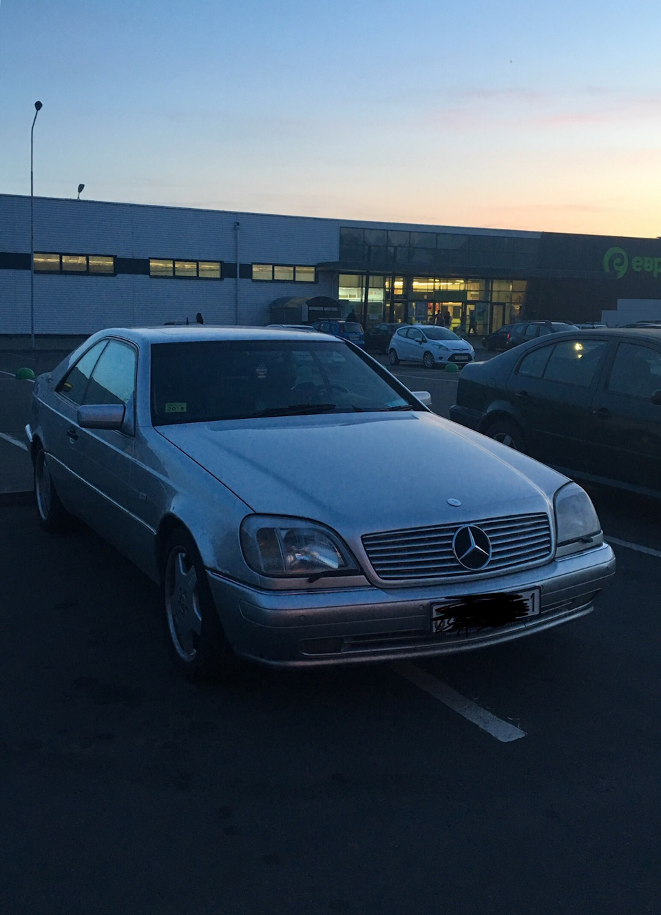 Машина которая заставляет оглянуться. — Mercedes-Benz CL (W140), 5 л, 1998 года | просто так ...