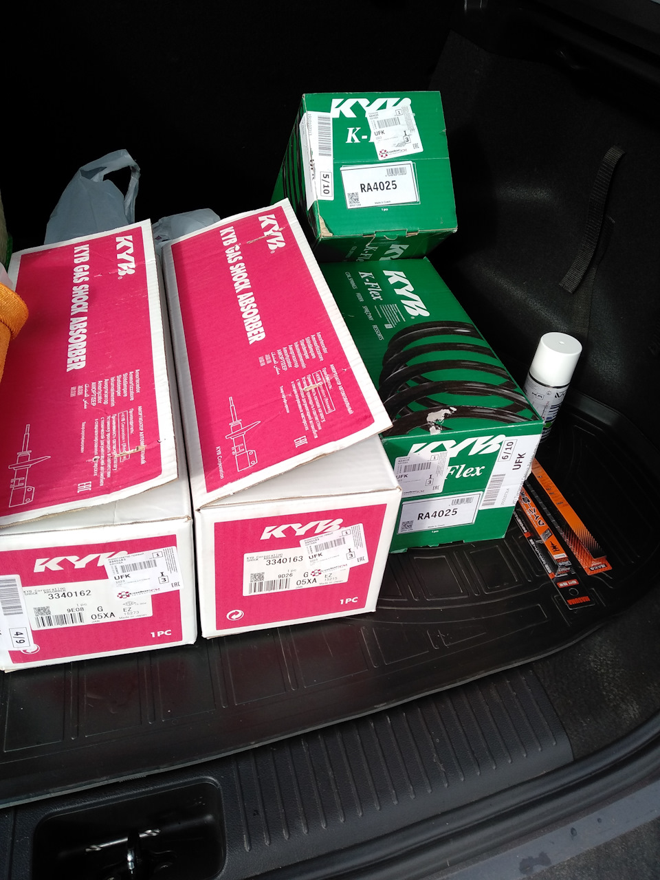 RA4025 Пружина передняя (левая/правая). Серия K-Flex KYB | Запчасти на DRIVE2