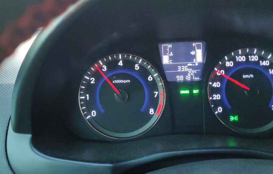 Круиз-контроль для КИА, Солярис. 2-часть Штатная индикация — Hyundai ...