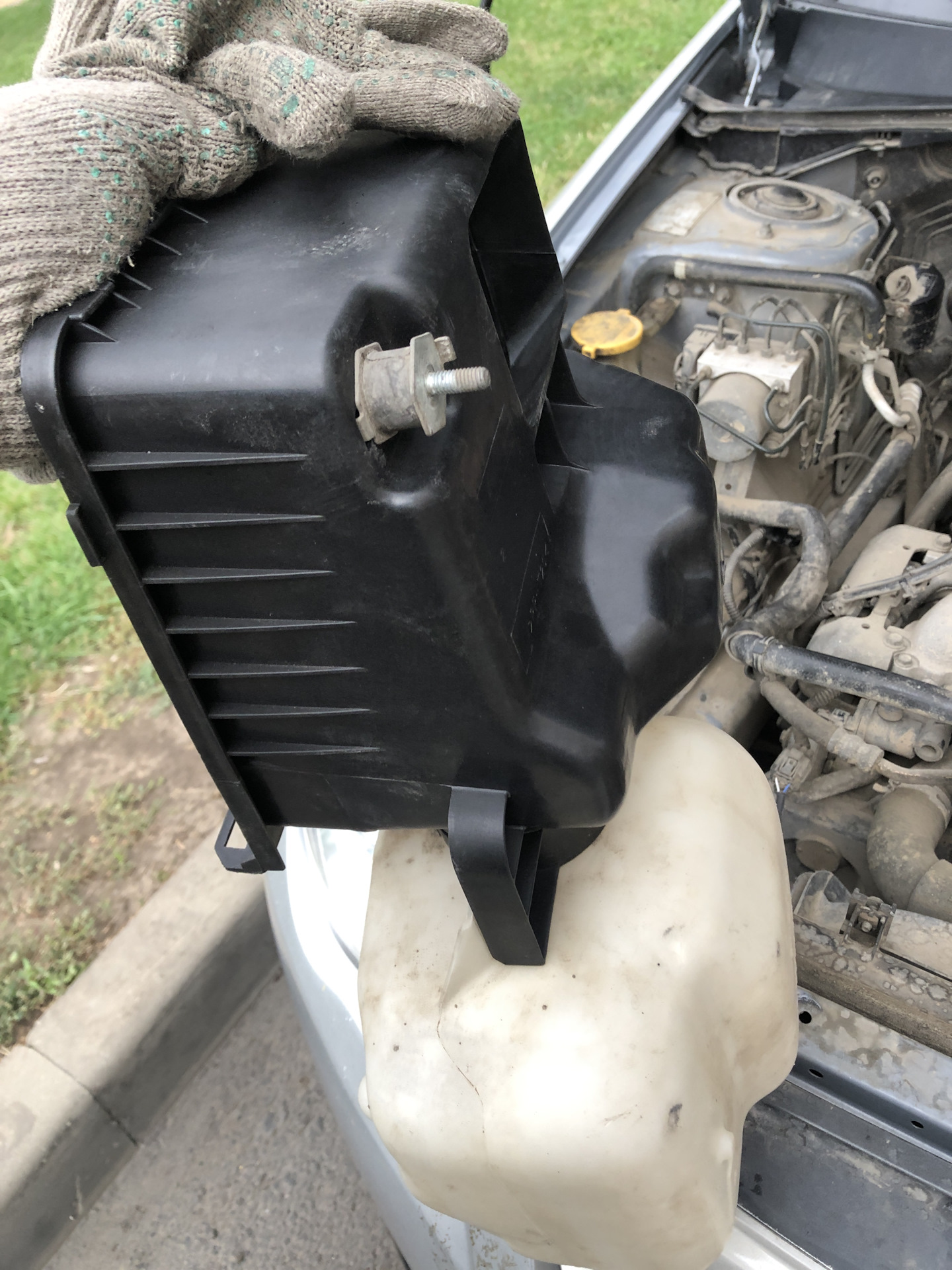 30. Замена корпуса воздушного фильтра. — Subaru Outback (BP), 2,5 л ...