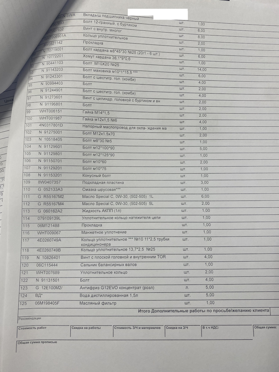 N91150701 Болт (M10x60) / AUDI, SEAT, SKODA, VW VAG | Запчасти на DRIVE2