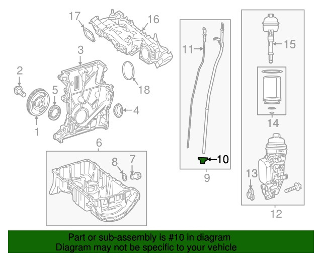 A1120180080 Втулка трубки щупа масляного Mercedes | Запчасти на DRIVE2
