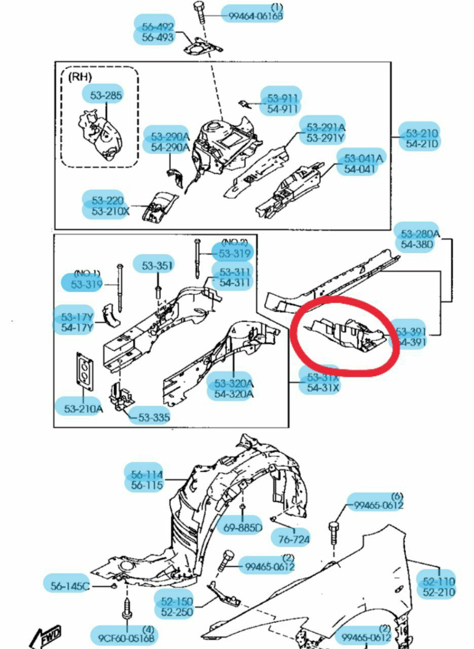 994650612 Болт металлический MAZDA | Запчасти на DRIVE2