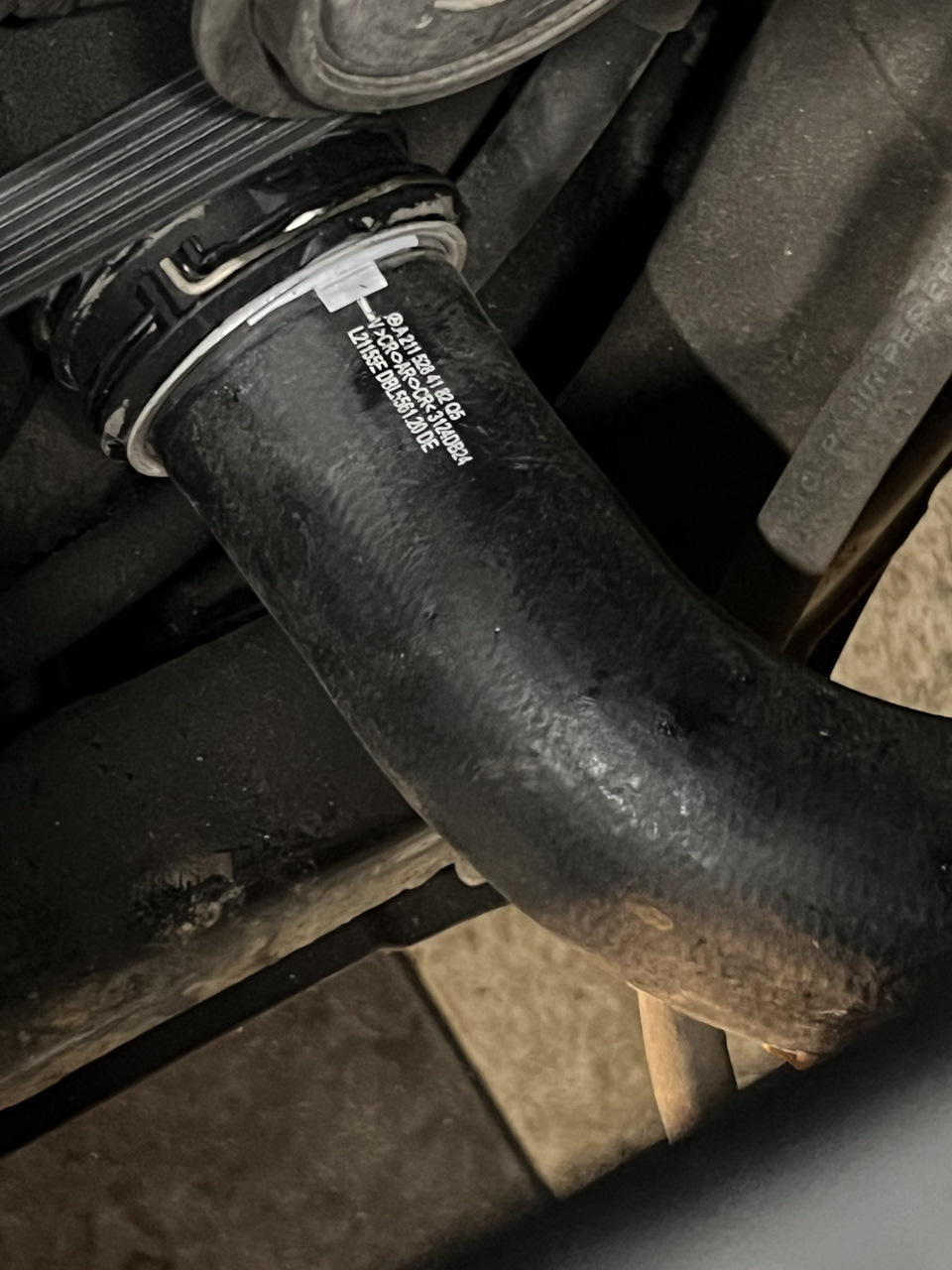 A2115284182 Шланг интеркулера MERCEDES | Запчасти на DRIVE2