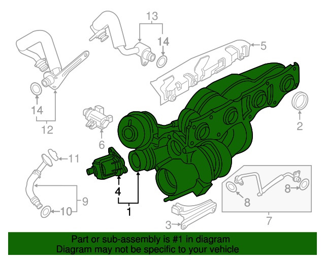 11657588938 Турбонагнетатель BMW | Запчасти на DRIVE2