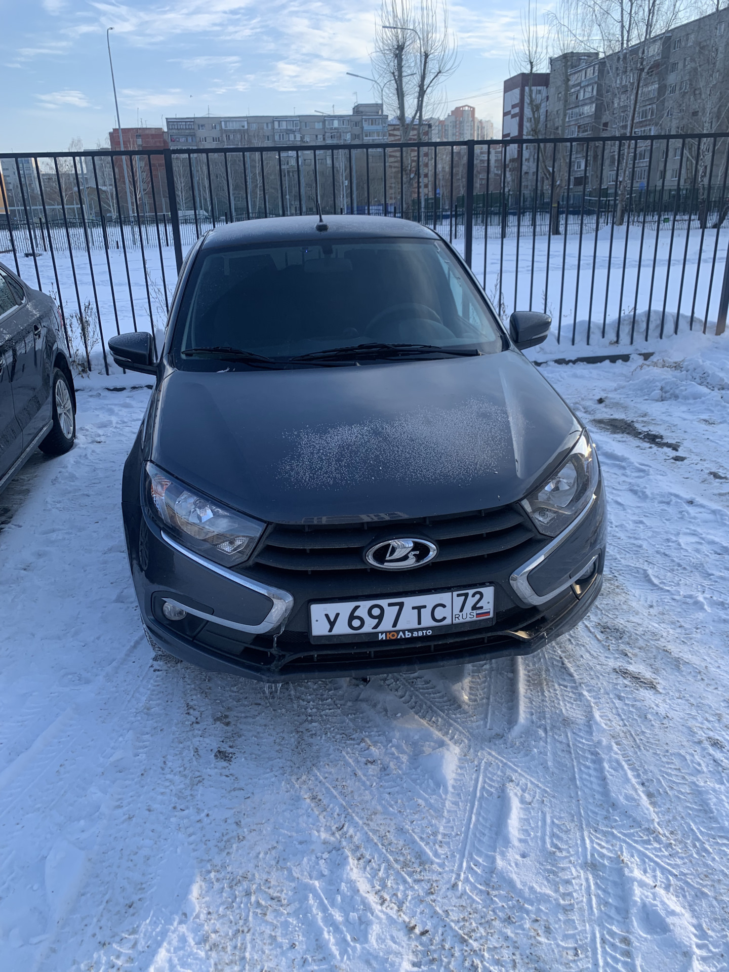 Поставил учёт. — Lada Гранта (2G) FL, 1,6 л, 2021 года | страхование ...