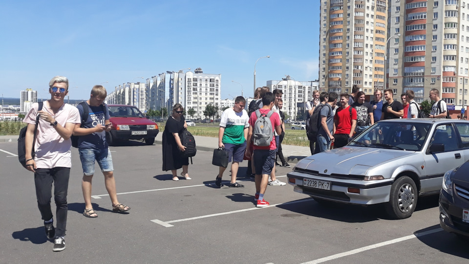 Тэгра собирает взгляды 😉👍 — Honda Integra (AV, DA1-DA3), 1,5 л, 1987 ...