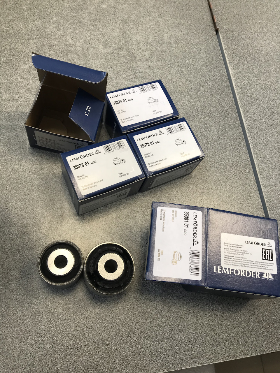 3538101 Сайлентблок рычага подвески LEMFORDER | Запчасти на DRIVE2