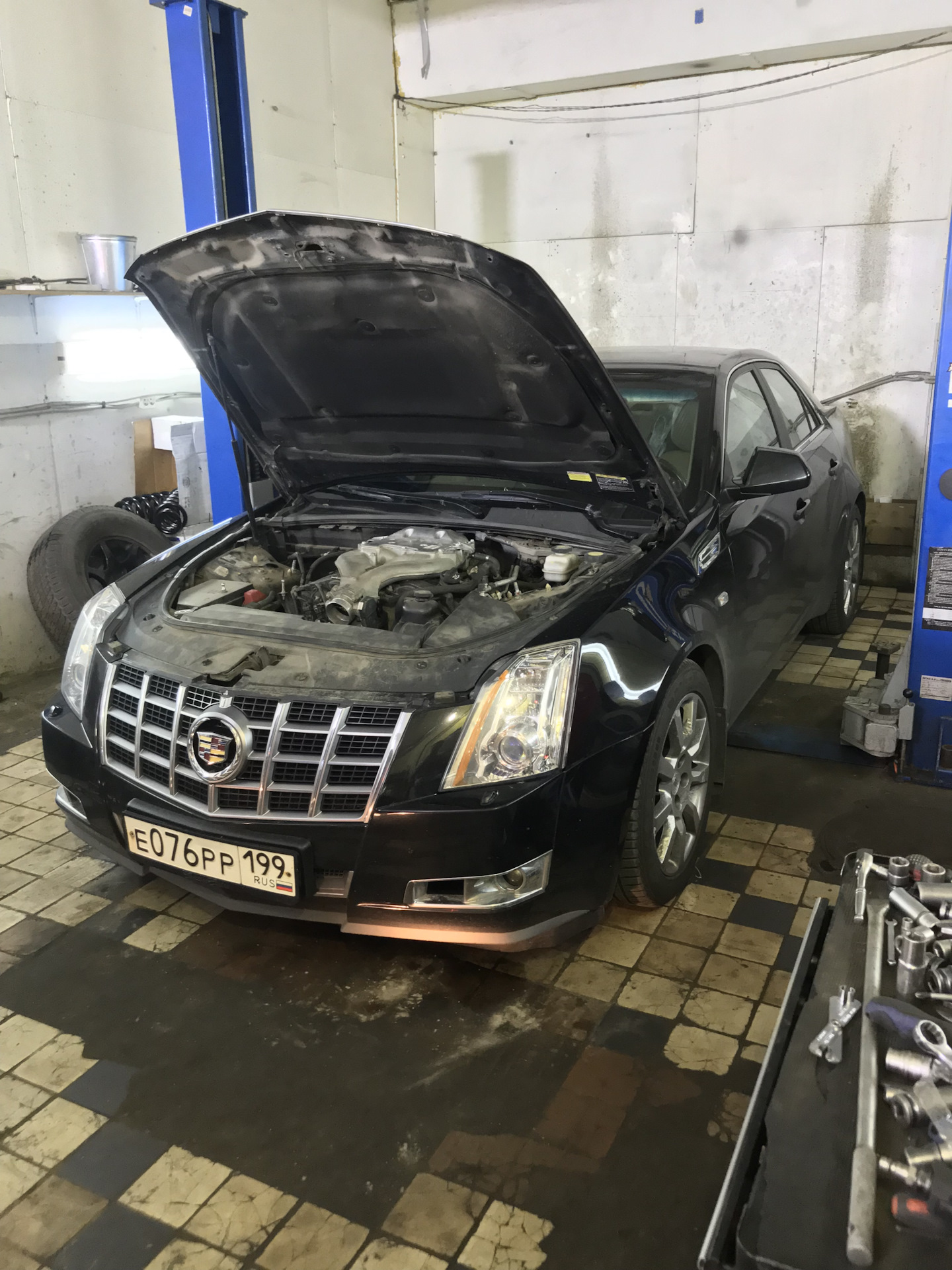 Первое ТО — Cadillac CTS (2G), 3,6 л, 2008 года | плановое ТО | DRIVE2