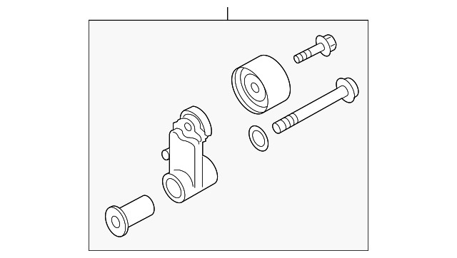 2484037110 Шкив натяжителя ремня грм KIA HYUNDAI | Запчасти на DRIVE2