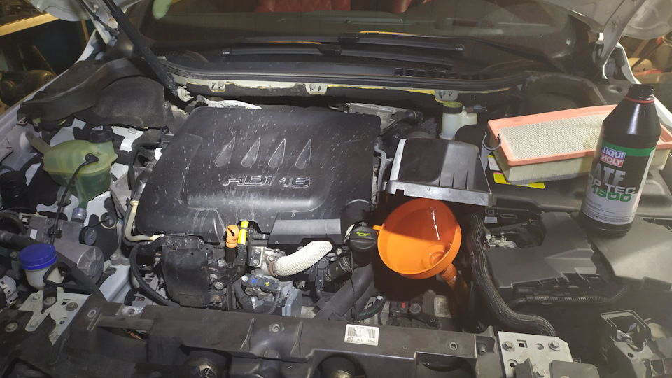 АКПП, Часть 2 — Замена масла + фильтр, программа FAP — Peugeot 508 (1G), 2,2 л, 2012 года ...