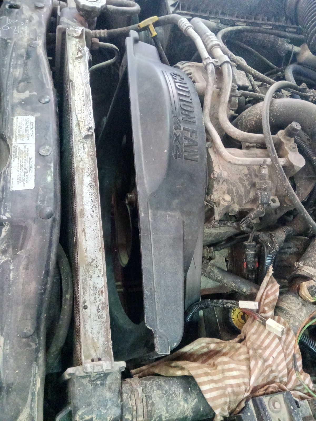 Избавляемся от электро вентиляторов — Dodge Durango I, 5,9 л, 1998 года ...