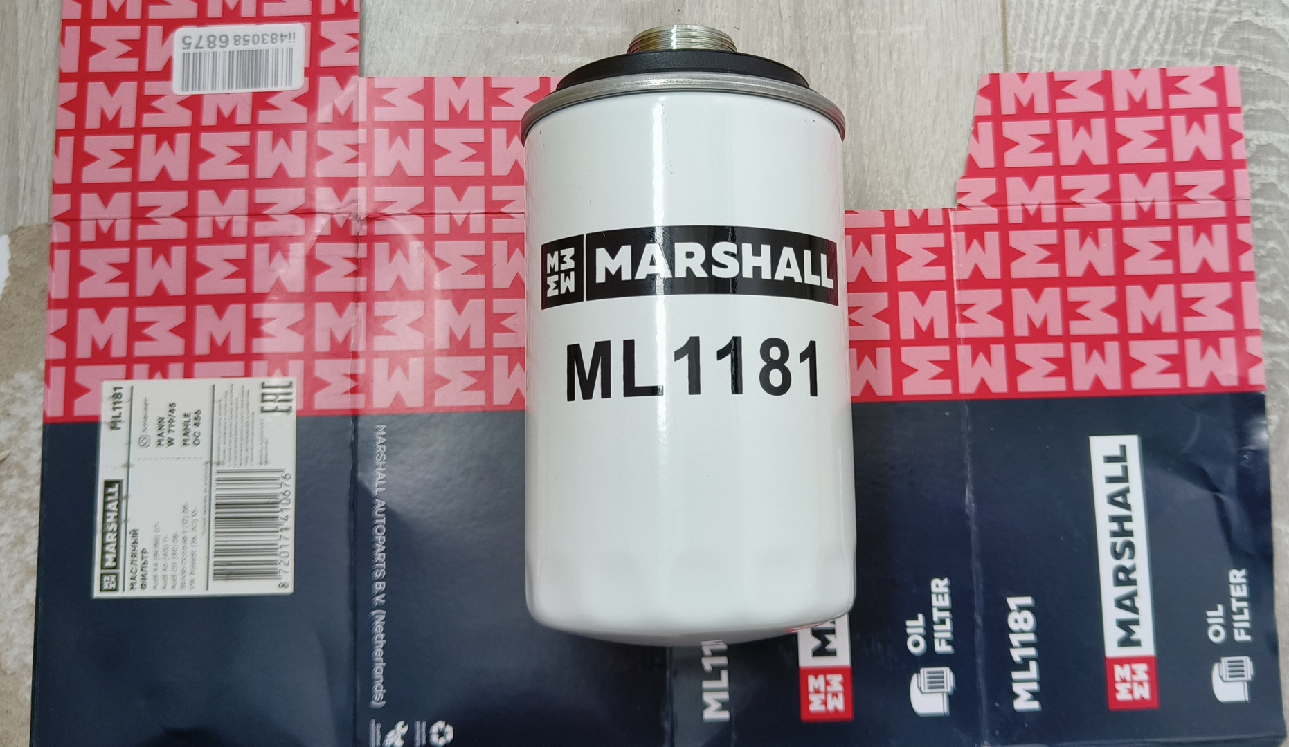 Распил масляного фильтра Marshall ML1181 (аналог МАНН W719/45) — DRIVE2