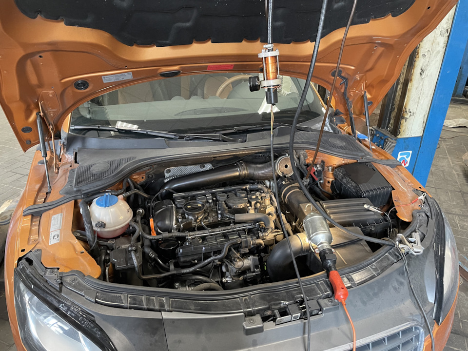 Плавающая проблема с запуском(замена клапана фазовращателя, опрессовка ...