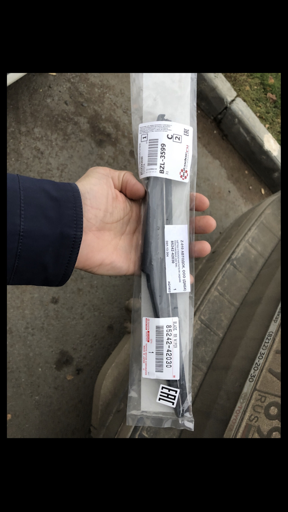 Замена оригинальны резинок дворников — Toyota Highlander (XU40), 3,5 л ...