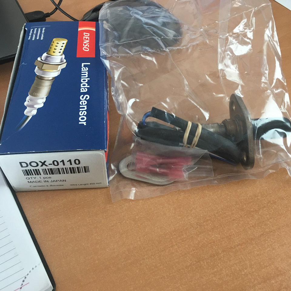 Замена кислородного датчика 89465-80005, DENSO DOX-0110 — Toyota Crown ...