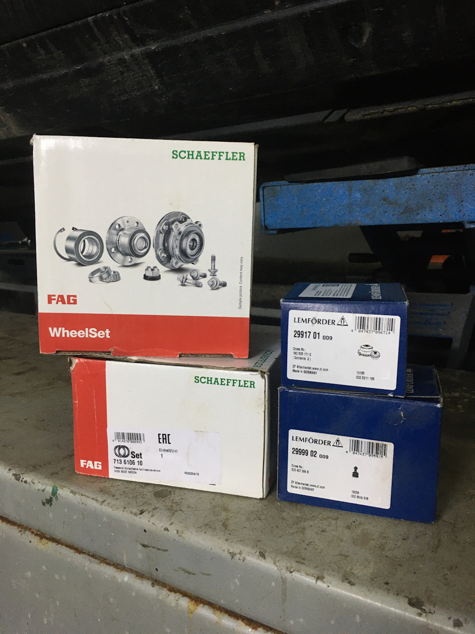 713610610 Комплект подшипника ступицы колеса FAG | Запчасти на DRIVE2