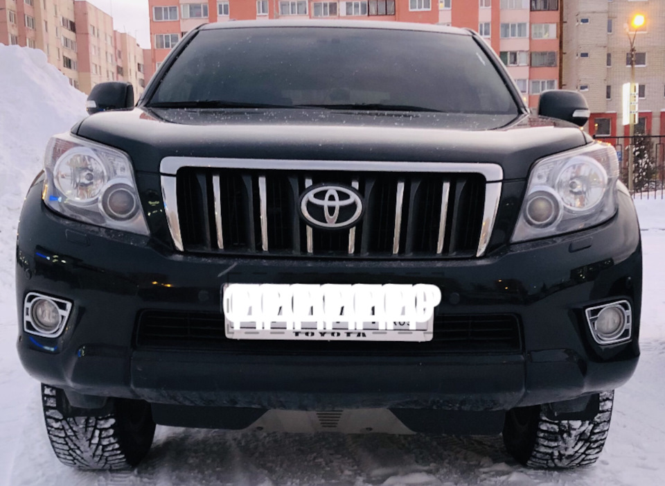 21. Спойлер переднего бампера — Toyota Land Cruiser Prado 150-series, 4 ...