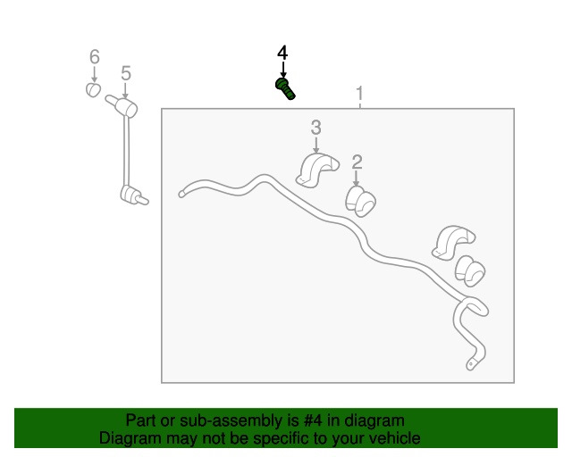 1140410186K БОЛТ М6 КРЕПЛЕНИЯ КРОНШТЕЙНА СТАБИЛИЗАТОРА ПОПЕРЕЧНОЙ ...