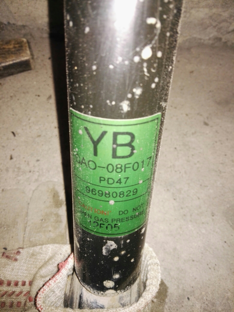 96980829 Амортизатор задний / Chevrolet Aveo 10~ GM | Запчасти на DRIVE2