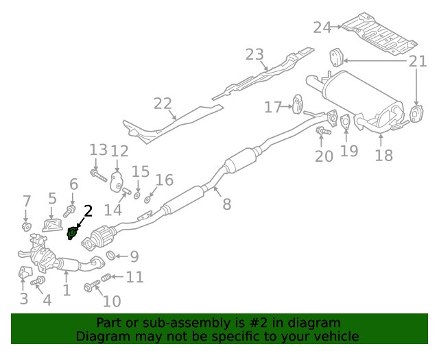 MR529716 GASKET, EXHAUST PIPE ПРОКЛАДКА ВЫХЛОПНОЙ ТРУБЫ Mitsubishi ...