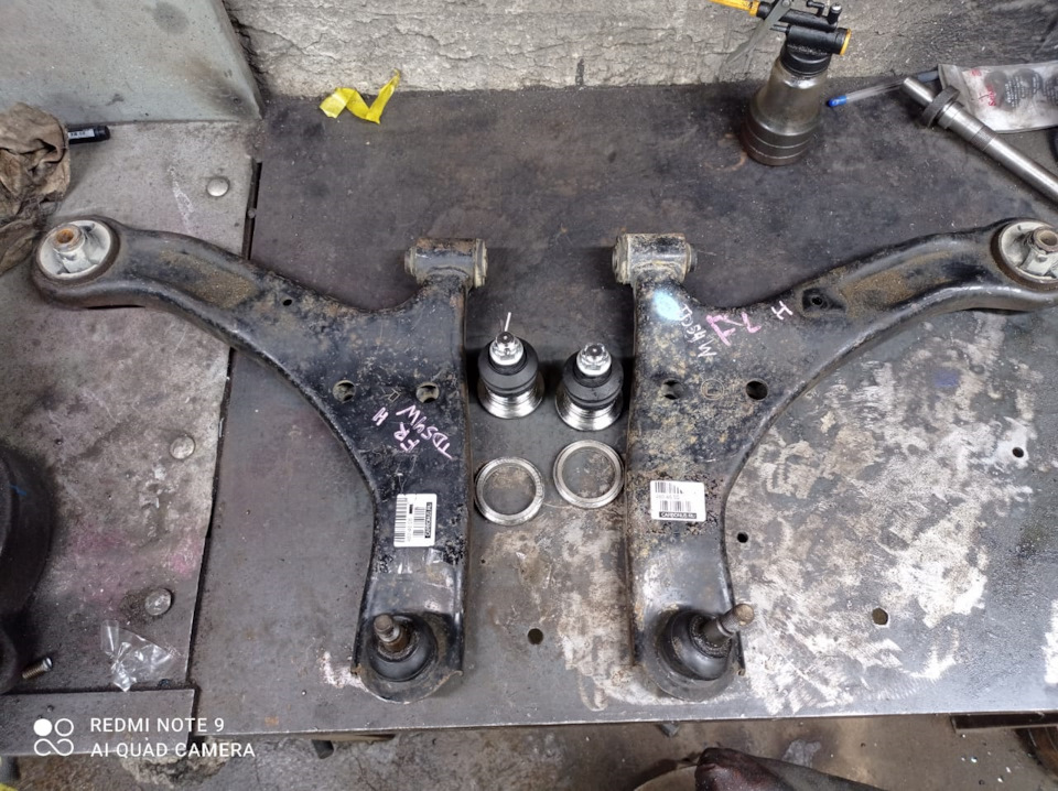 Рычаги с правильными углами лифт +45мм — Suzuki Escudo (3G), 2 л, 2006 ...