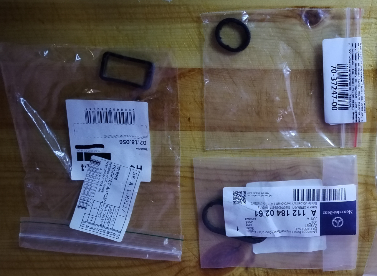 Замена прокладок теплообменника M112 и масла — Mercedes-Benz M-Class ...