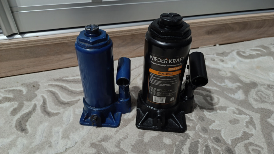 Домкрат автомобильный Бутылочный Гидравлический 8т WIEDERKRAFT WDK ...