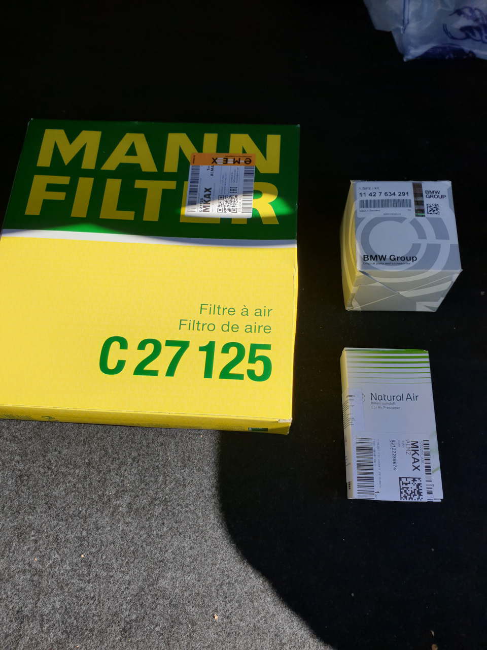 83122285674 Освежитель воздуха Natural Air Purifying Green Tea BMW ...