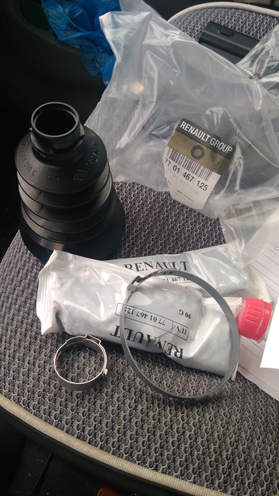 7701467125 Чехол полуоси (рез) RENAULT | Запчасти на DRIVE2