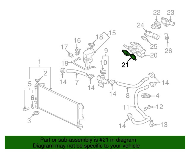1305A092 Прокладка термостата Mitsubishi | Запчасти на DRIVE2