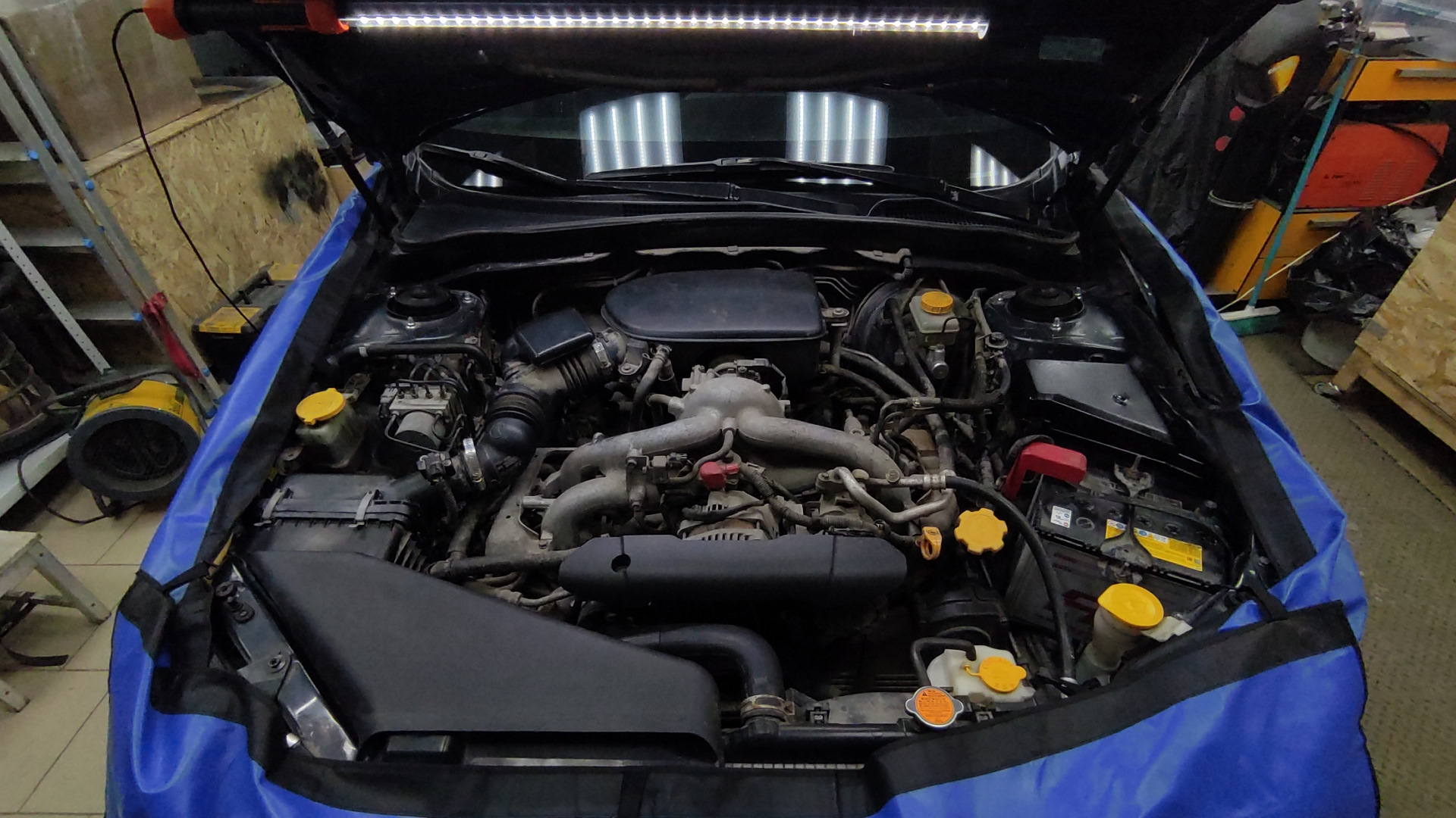 Чистка дроссельной заслонки — Subaru Impreza (GE/GH), 1,5 л, 2007 года ...