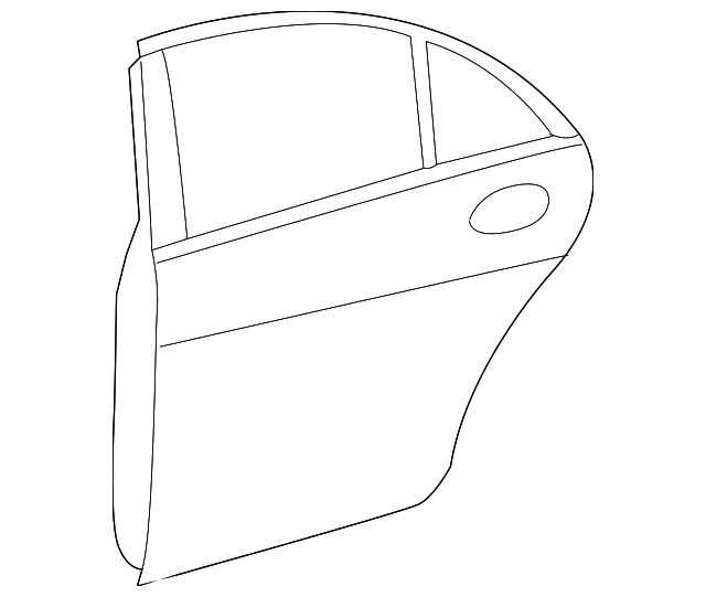 A2227300105 Дверь задняя Mercedes | Запчасти на DRIVE2