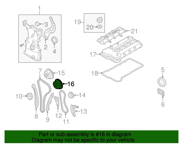 2435025000 Шестерня распредвала KIA HYUNDAI | Запчасти на DRIVE2