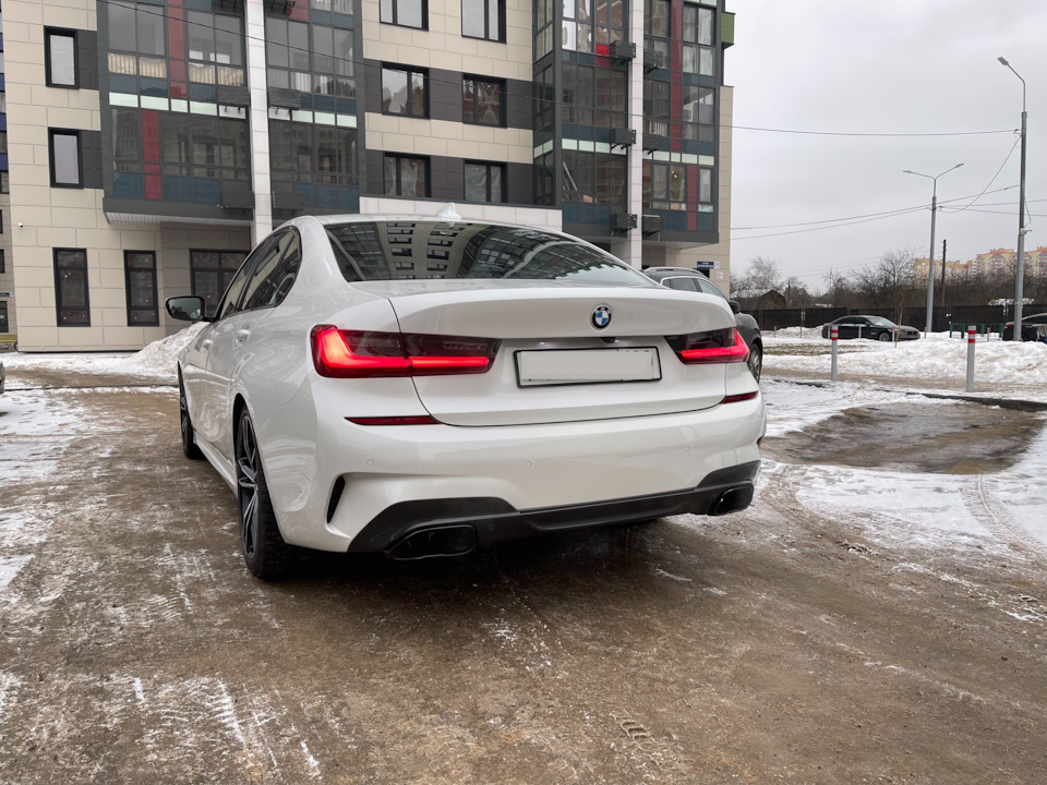Насадки и диффузор — BMW 3 series (G20), 2 л, 2020 года | стайлинг | DRIVE2